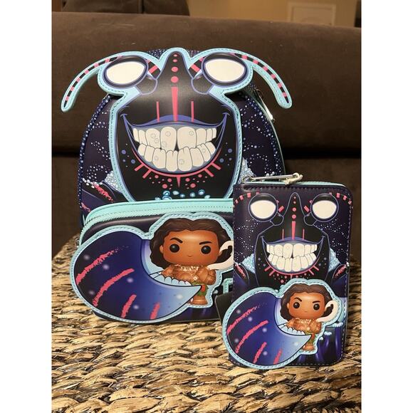 Loungefly | Bags | Loungefly Pop Disney Moana Tamatoa Glow In The Dark ...